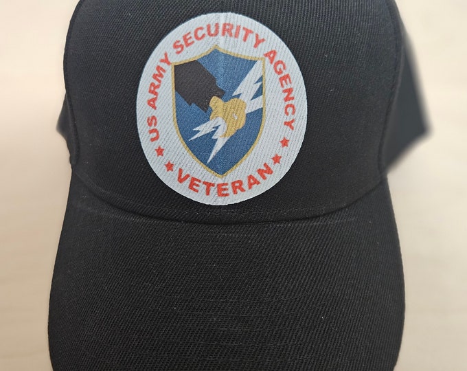 Army Security Agency, ASA Cap With Full Color Decal. - Etsy