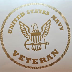 United States Navy Veteran Decal, US NAVY - Etsy