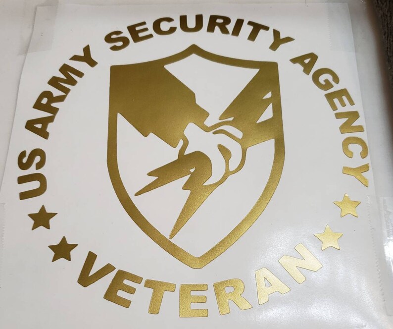 Army Security Agency ASA Decal - Etsy
