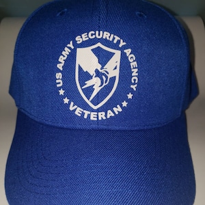 Army Security Agency Cap. Veteran, ASA Hat. My Signature Cap. - Etsy