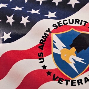 Army Security Agency ASA Flag Decal, Sticker - Etsy