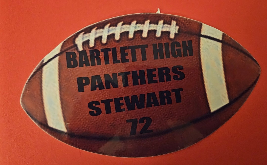 Personalized Full Color Vinyl Football Player Car, Truck Decal. Player ...