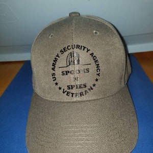 Army Security Agency Spooks N Spies Cap, ASA Hats - Etsy