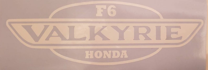 Honda Valkyrie F6 Decal - Etsy