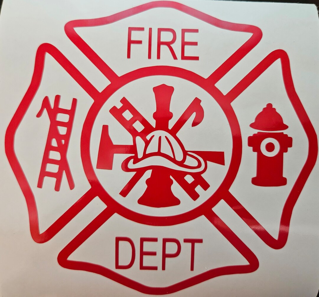 Fireman Decal, Firewomans, Firefighter Decal Sticker - Etsy