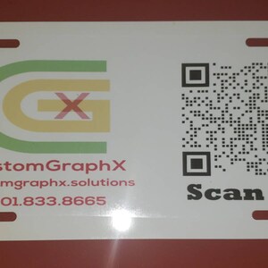 Custom License Plates, Your Picture, Logo or Business Information and ...