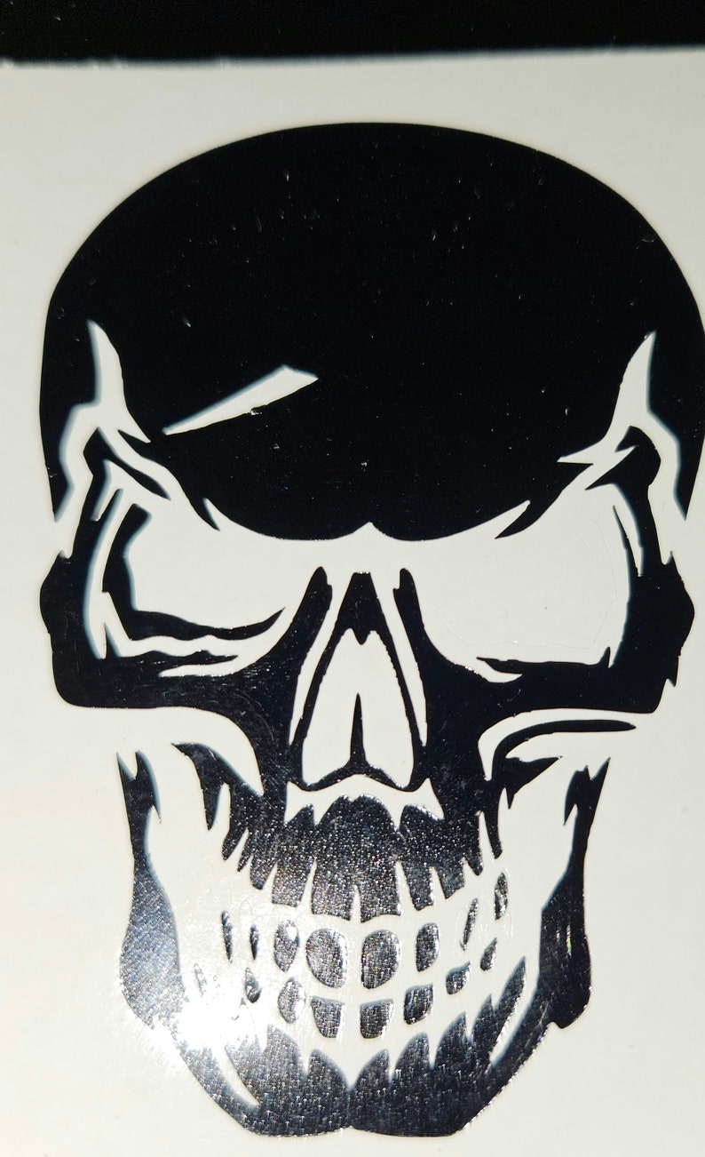 Helmet Skull Decal Sticker - Etsy