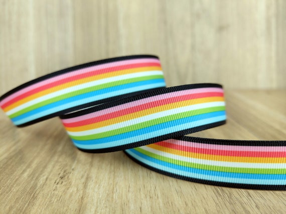 Queer Pride Flag Printed Grosgrain Ribbons 7/8 Inch3/8 Inch - Etsy