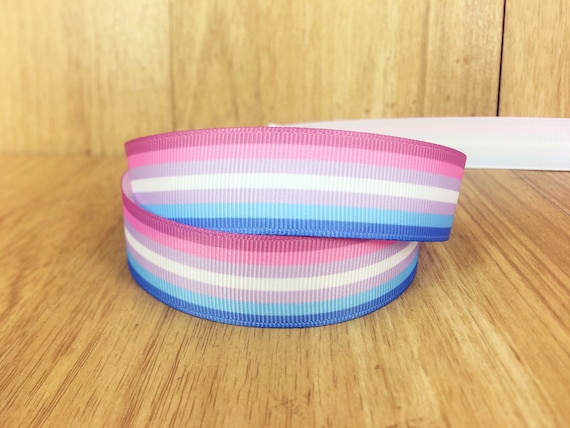 Bigender Pride Flag Printed Grosgrain Ribbons 7/8 Inch5/8 | Etsy