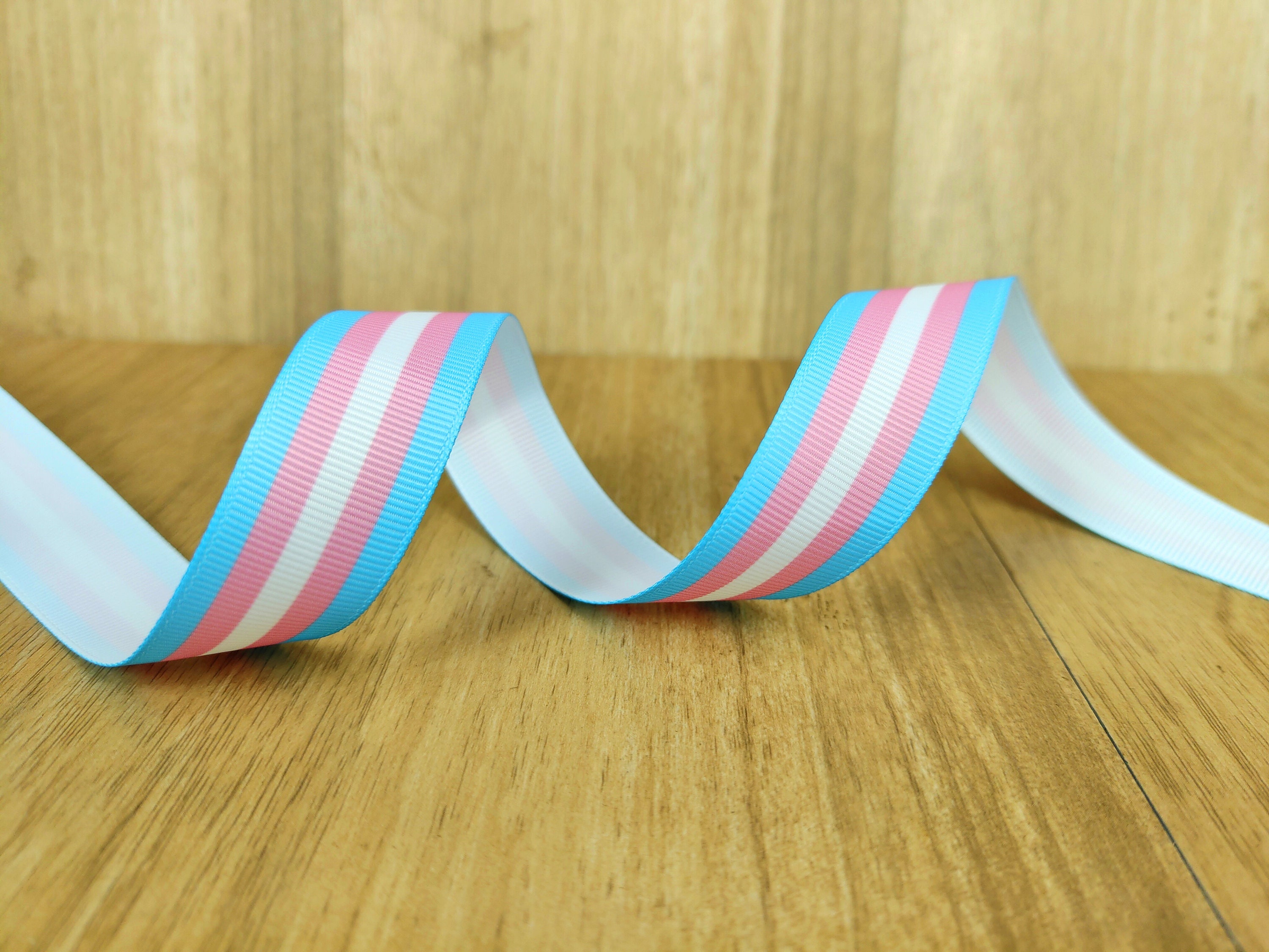 Transgender Pride Flag Printed Grosgrain Ribbons 3 Inch2 - Etsy