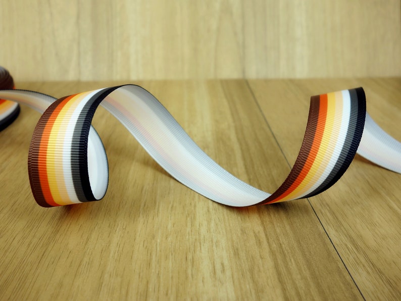 Bear Pride Flag Printed Grosgrain Ribbons 7/8 Inch5/8 - Etsy