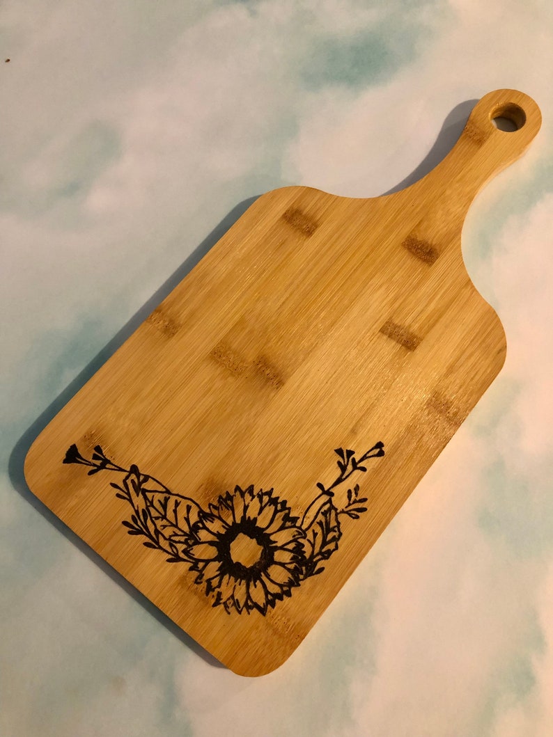 Flower Cutting Board - Etsy