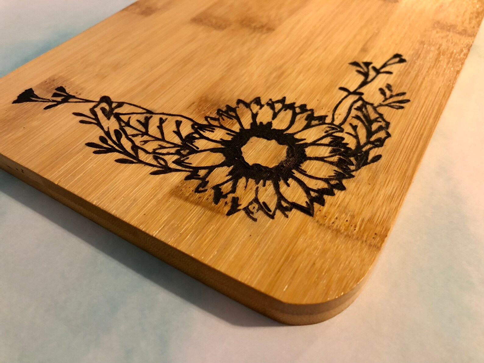 Flower Cutting Board - Etsy