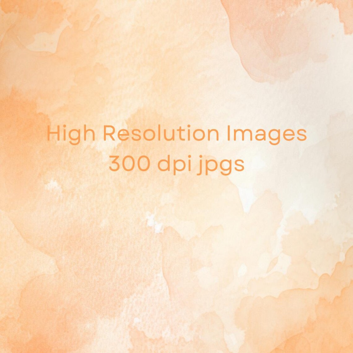 Watercolor Orange Wash Digital Paper Texture Halloween Backgrounds ...