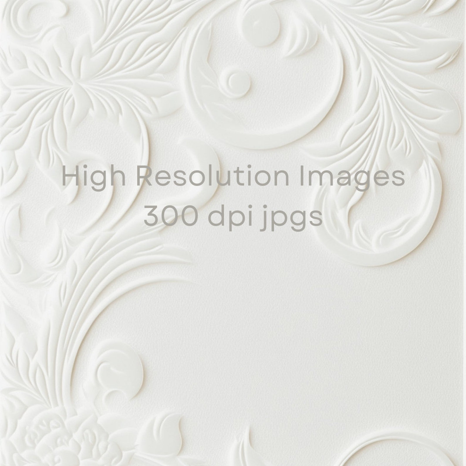 White Ivory Embossed Digital Paper Texture Pack Backgrounds Wedding ...