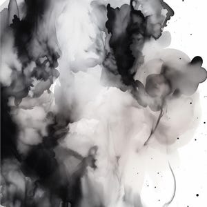 Watercolor Black Wash Halloween Digital Paper Texture Pack Backgrounds ...