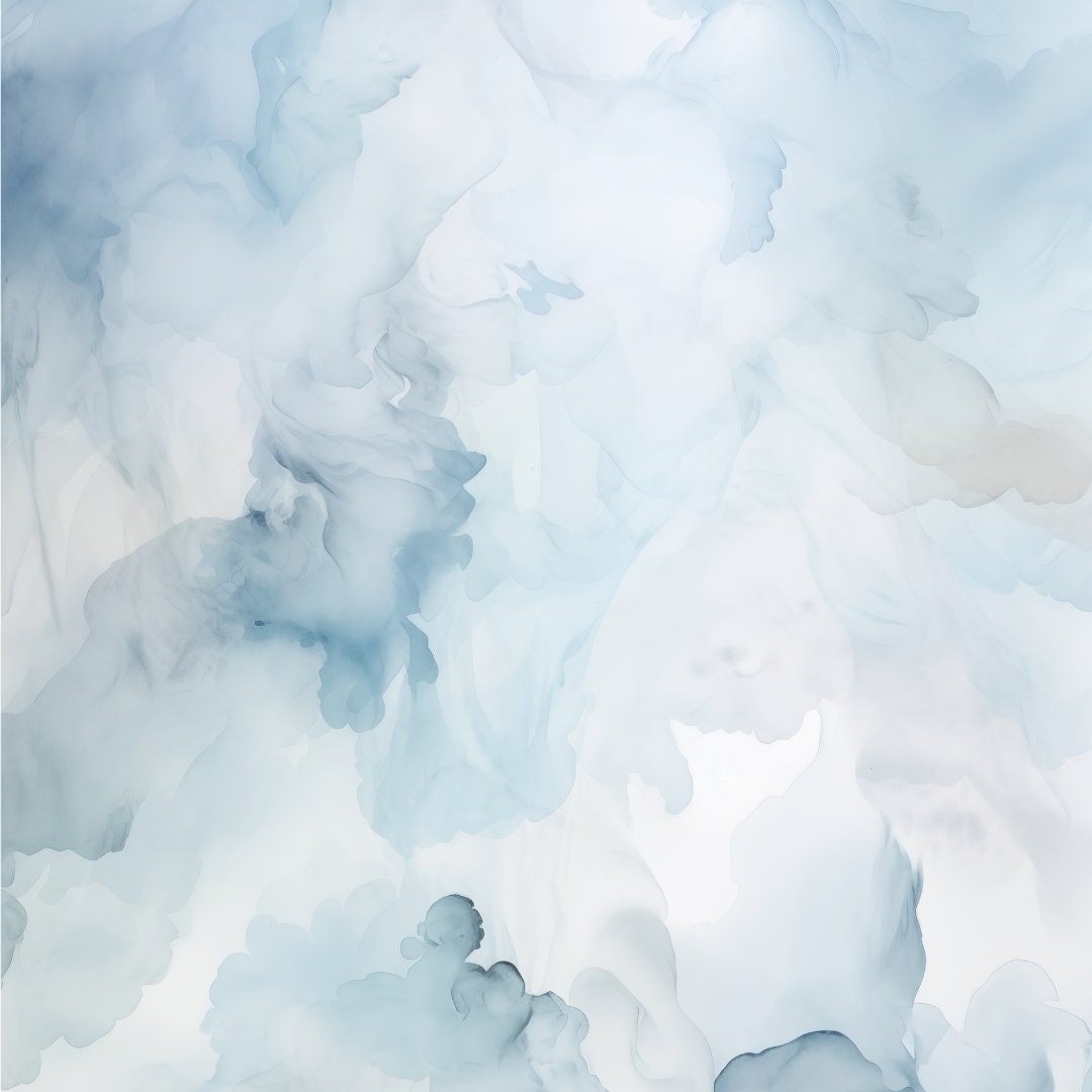 Texture Pack Watercolor Blue Wash, Clipart, Digital Paper, Backgrounds ...