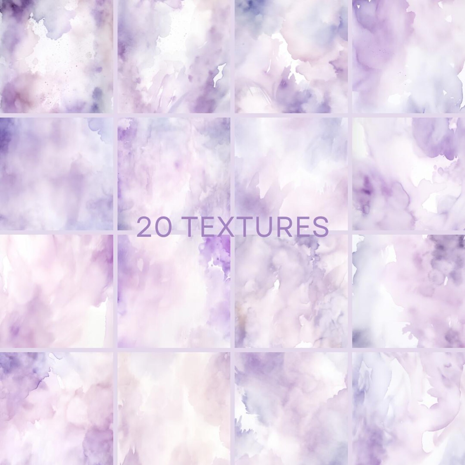 Watercolor Purple Wash Digital Paper Texture Pack Halloween Backgrounds ...