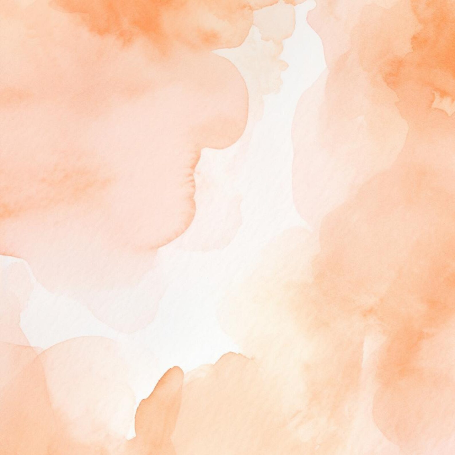 Watercolor Orange Wash Digital Paper Texture Halloween Backgrounds ...