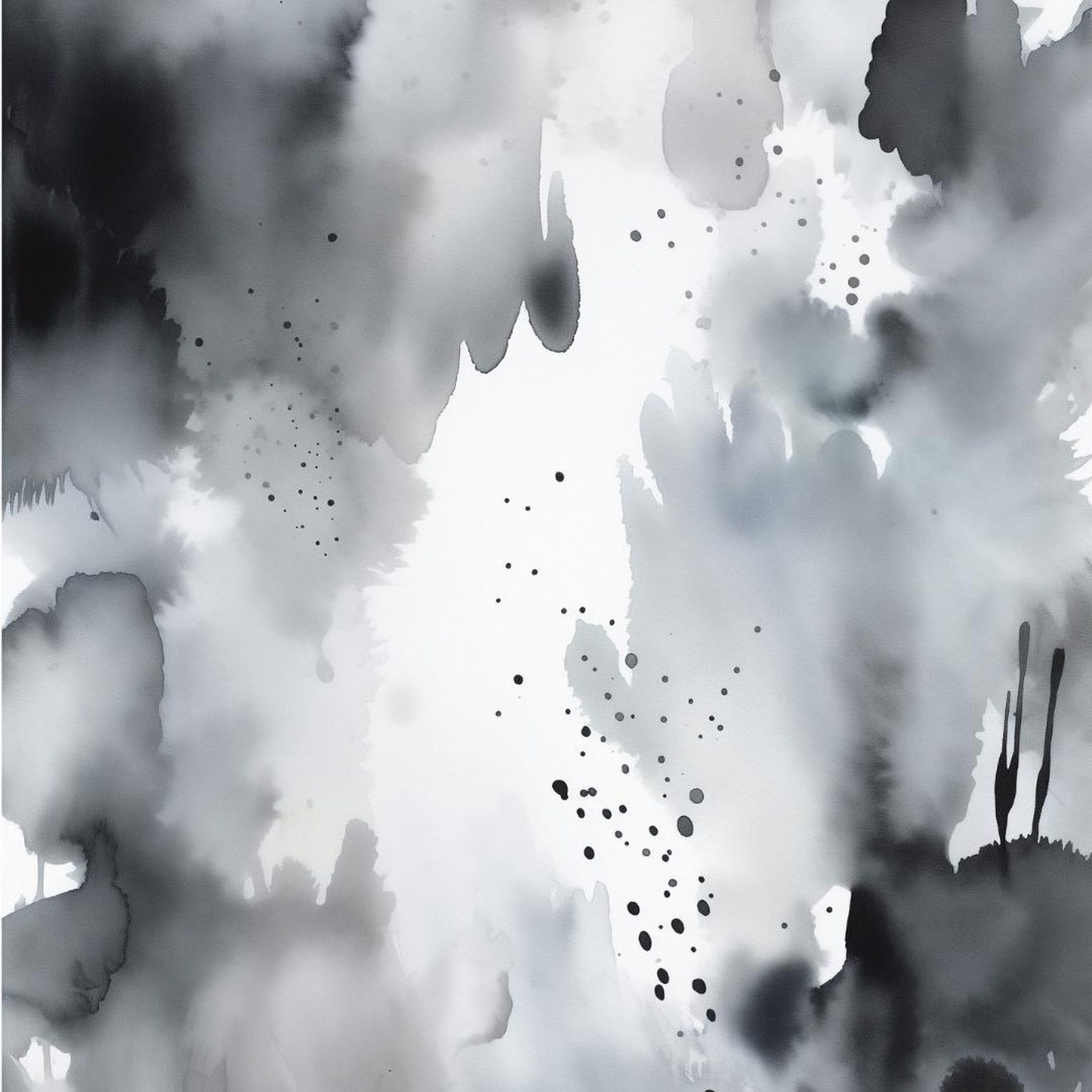 Watercolor Black Wash Halloween Digital Paper Texture Pack Backgrounds ...