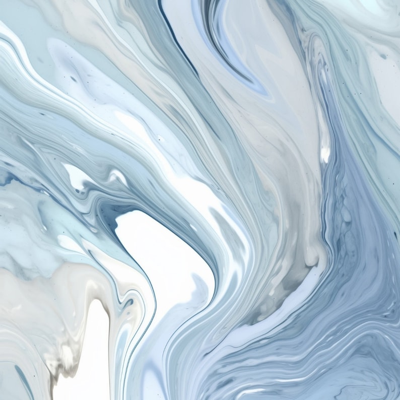 Texture Pack Watercolor Stormy Blue, Grey, White Clipart, Digital Paper ...