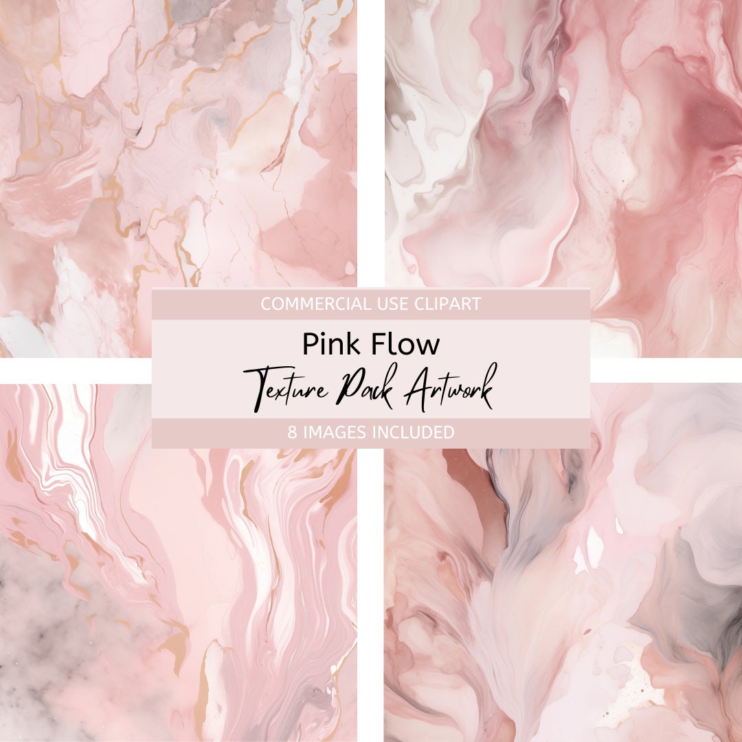 Texture Pack Watercolor Blush Pink Pale Ombre Wash Swirl Clipart JPG ...