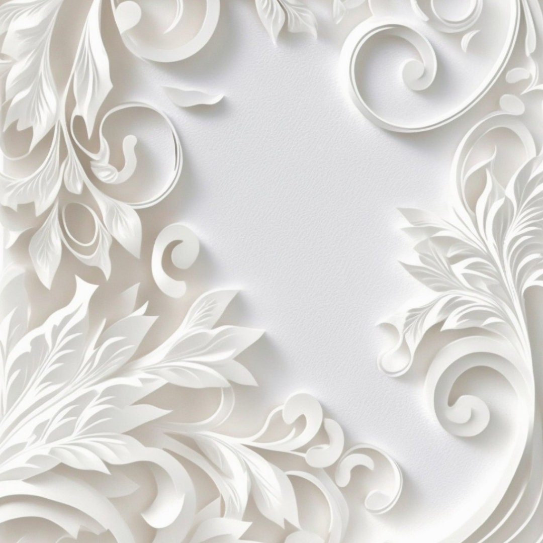 Ivory White Embossed Digital Paper Texture Pack Backgrounds Wedding ...