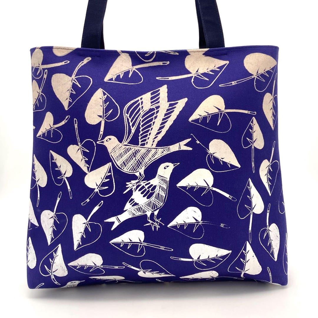 Frida, Bag, Aboriginal Art, Fabric, Handprinted, Andrew Wanamilili ...
