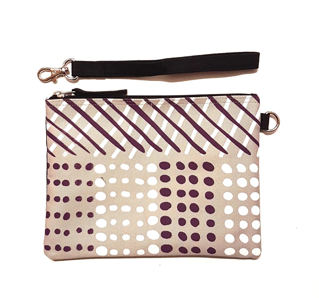 Nelly, Clutch. Purse, Aboriginal Art, Hand Printed, Body Paint, Bima ...