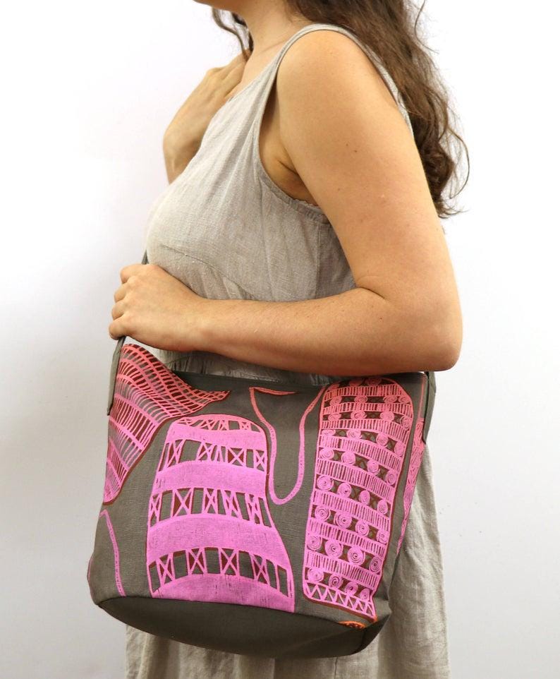 Nancy, Aboriginal, Art, Hand Printed, Fabric, Water Print, Magdalena ...