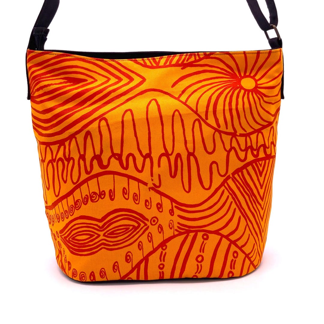 Nancy, Aboriginal, Art, Hand Printed, Fabric, Water Print, Magdalena ...