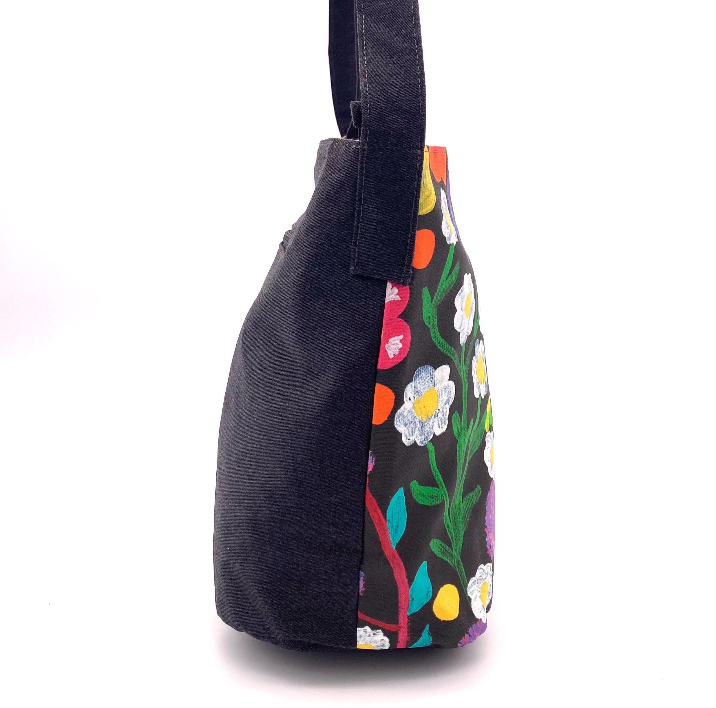 Nancy, Aboriginal, Art, Crossbody, Bag, Fabric, Wildflowers, Kelly ...