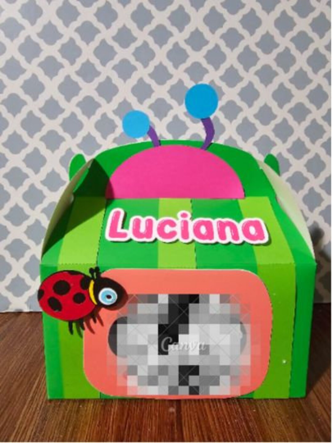 Coco Watermelon Gable Treat Boxes - Etsy