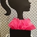 Barbi Doll Table Centerpiece Box With Name (double Sided) 6x6 Box - Etsy