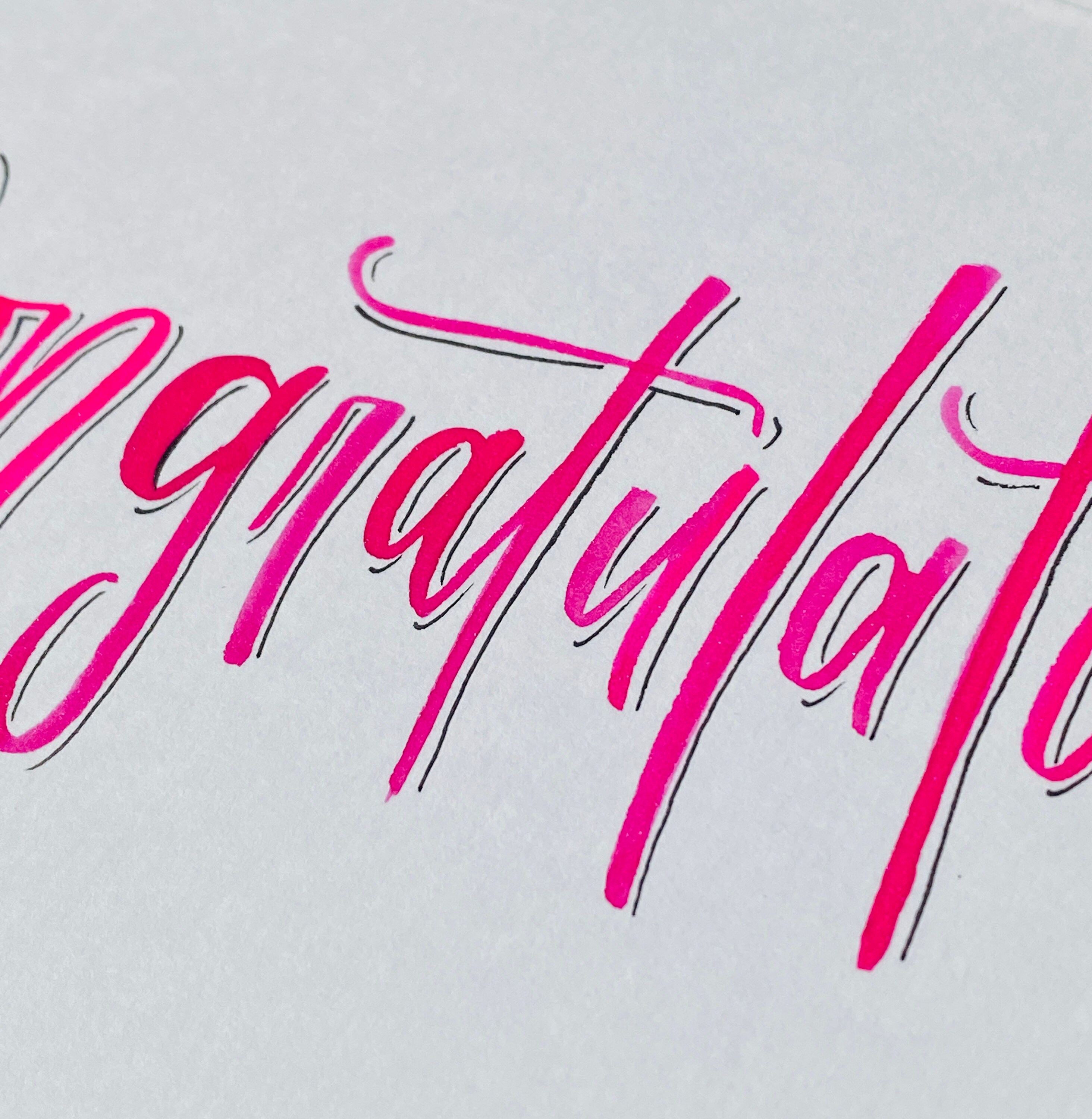 Hand Painted Congratulations Card - Etsy