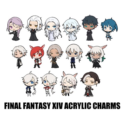 Final Fantasy XIV SHADOWBRINGERS Colorful Clear Charms - Etsy