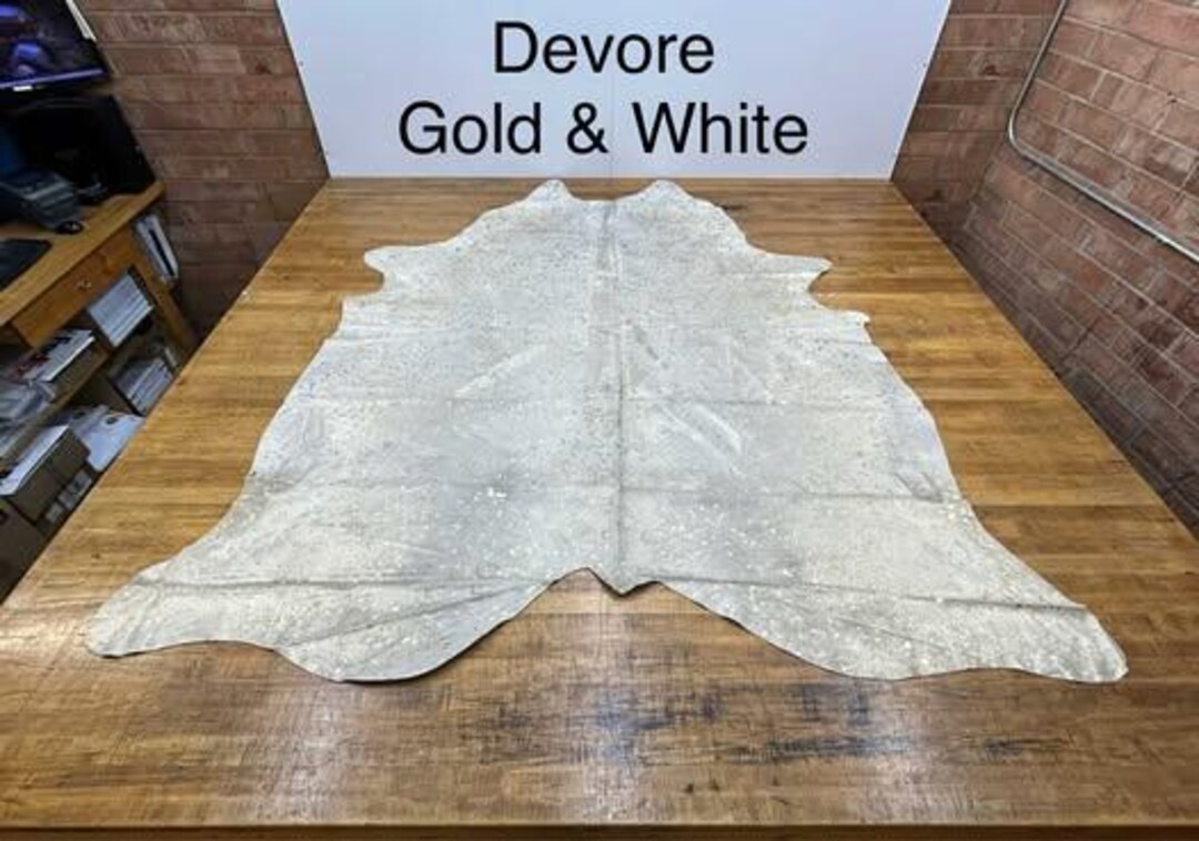 Devore Acid Wash Hair on Hide Rugs - Etsy