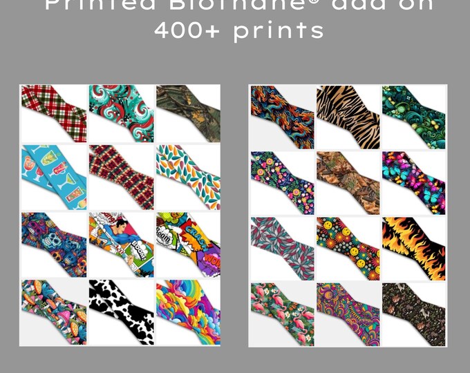 Printed Biothane ADD ON - Etsy