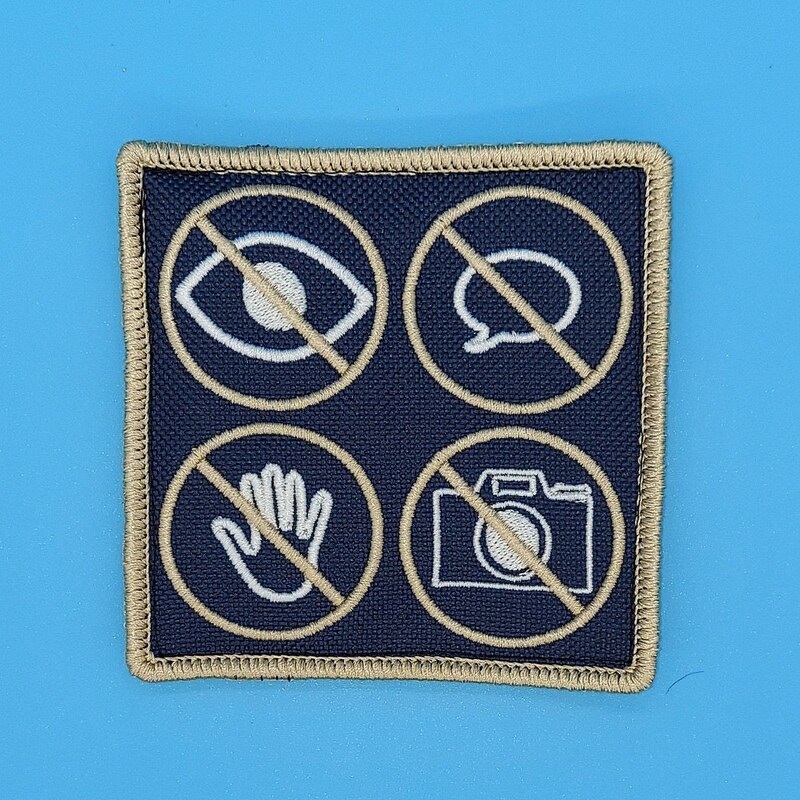 Do Not Touch Patch - Etsy
