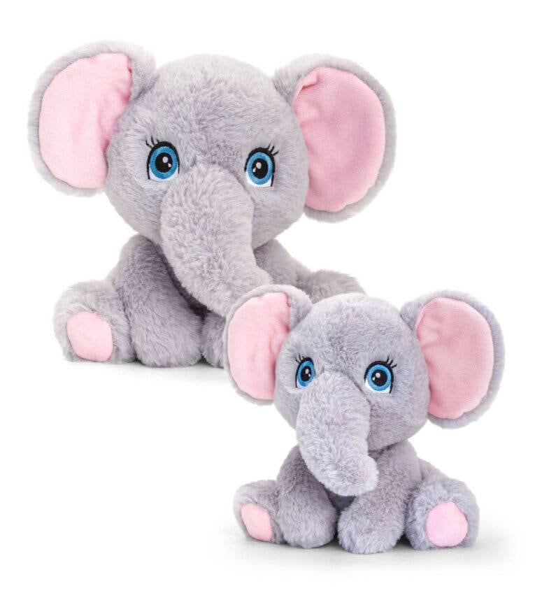 Toys Keeleco Adoptable World elephant 16cm keel toys eco friendly range soft stuffed elephant ...