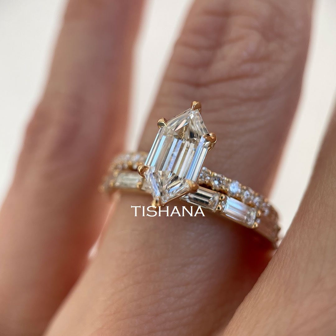 2 CT Dutch Marquise Engagement Ring Colorless Moissanite - Etsy