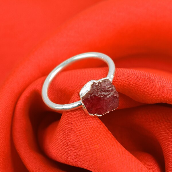 Raw Ruby Ring - Etsy