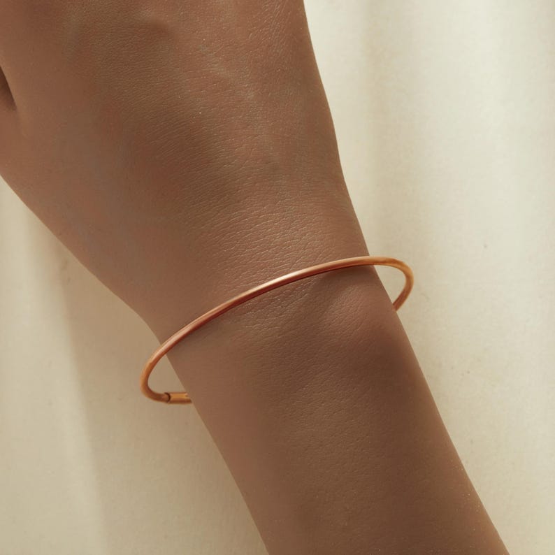 Wire Bangle Stainless Steel Bracelet,silver Rose Gold Plated Wiring ...
