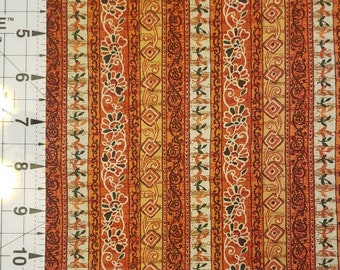 Orange Stripe Fabric - Etsy