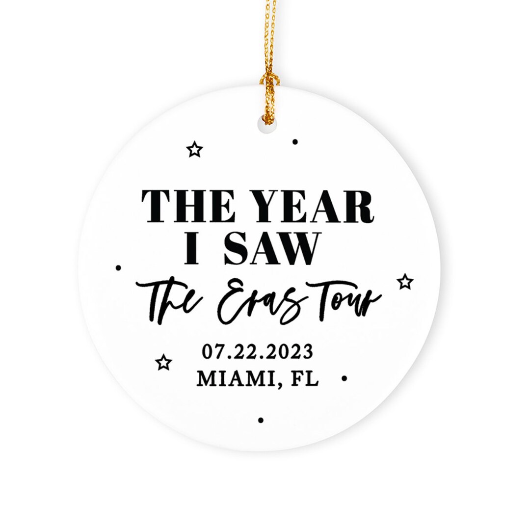 Personalized Swiftmas Ornament 2023, Merry Swiftmas, the Eras Tour ...