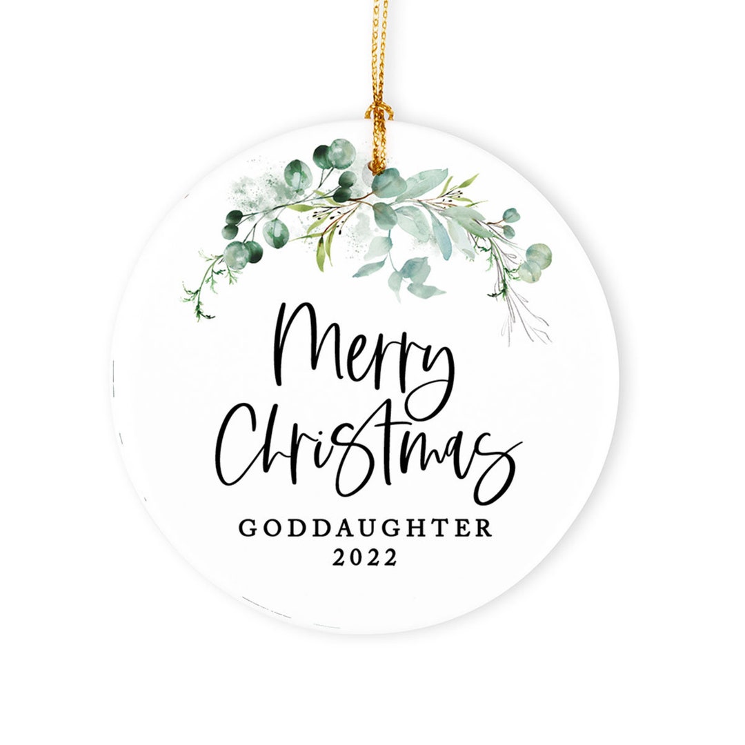 Goddaughter Ornament 2023 Christmas Gift Keepsake for Godchild ...