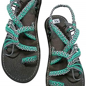 Handmade Bohemian Chic Sandals for Womens, Comfortable Bohemian Summer ...