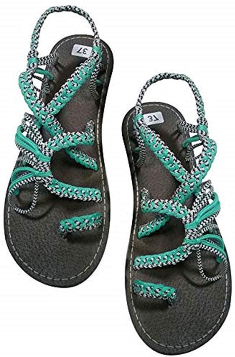 Handmade Bohemian Chic Sandals for Womens, Comfortable Bohemian Summer ...
