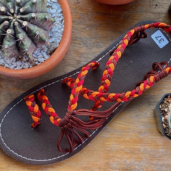 Macrame Sandals - Etsy