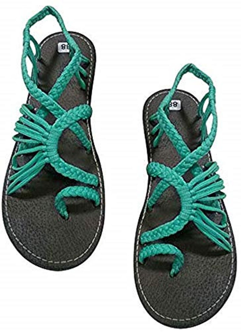 Handmade Bohemian Chic Sandals for Womens, Comfortable Bohemian Summer ...